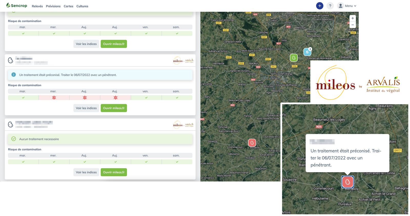 Gérer le risque mildiou en un clic : Sencrop intègre les ...